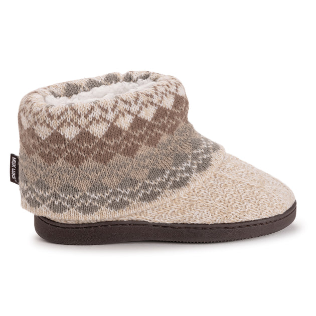 Women's Knit Slippers – Tagged "Bootie"– MUK LUKS