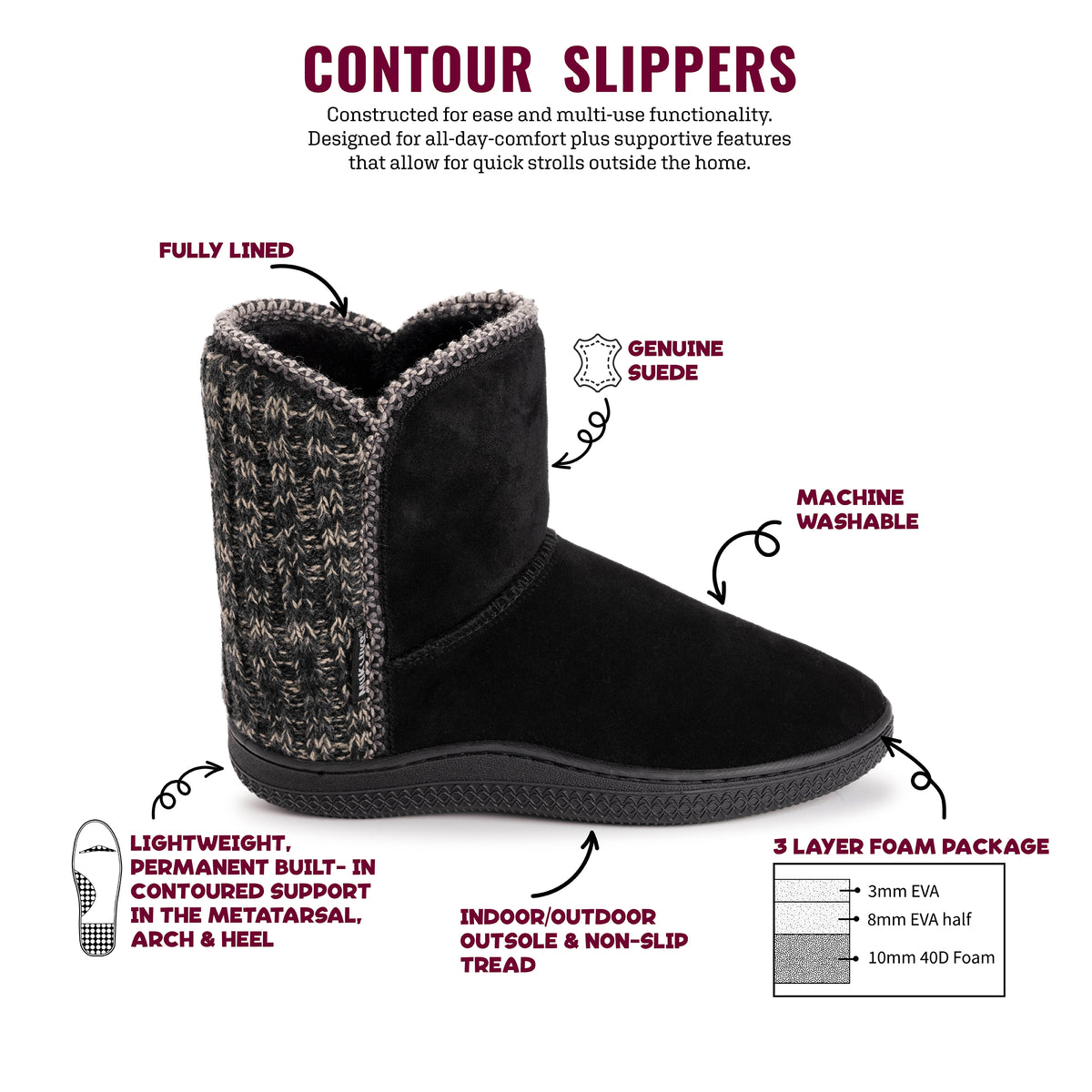 Women's Cheyenne Reese Slipper Boot – MUK LUKS