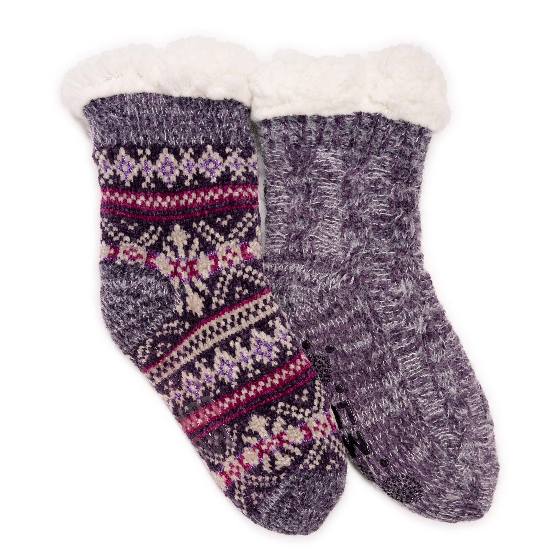 Women's 2 Pair Pack Chenille Cabin Socks – MUK LUKS