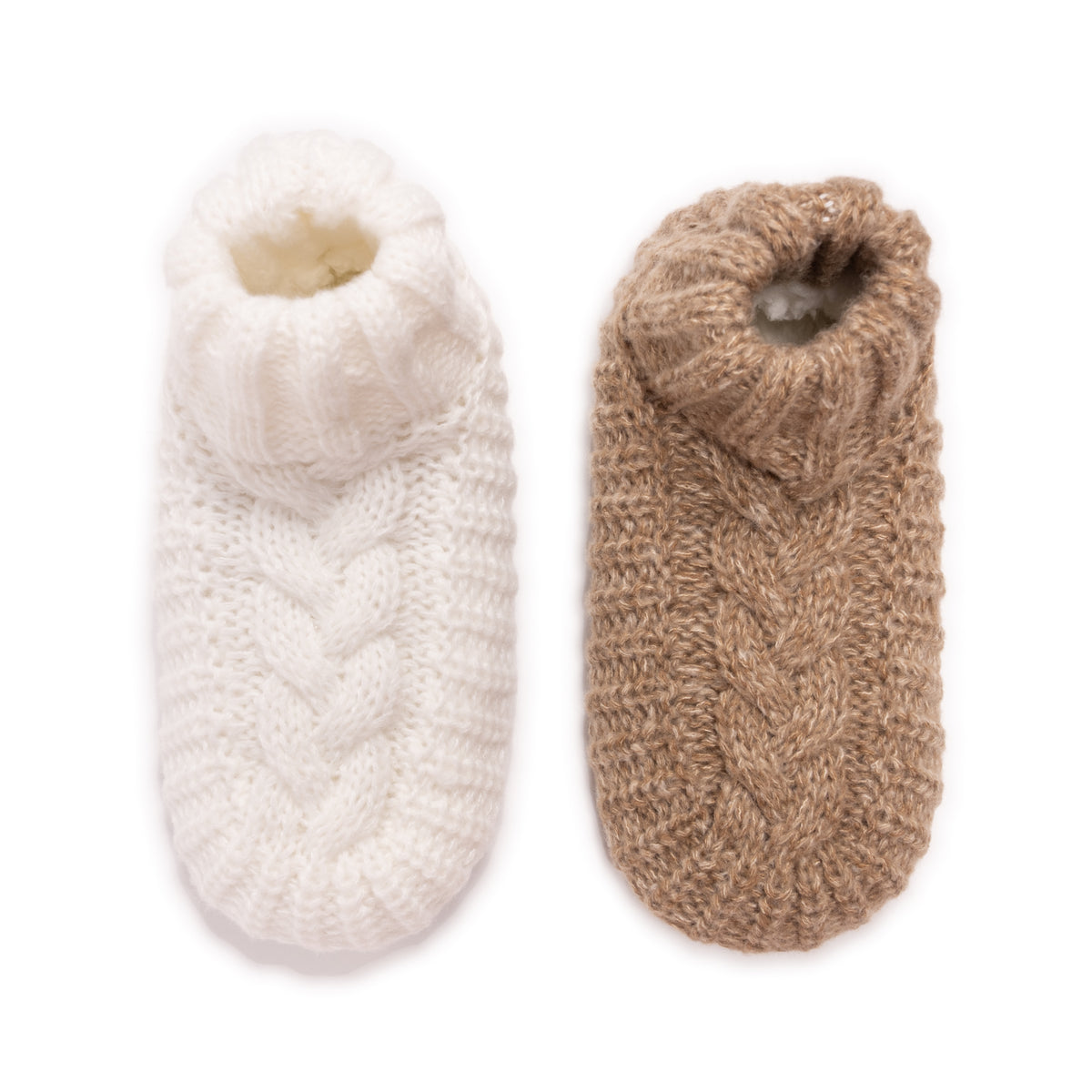 Women's Cuffed Sweater Knit Bootie Slippers - 2 Pair Pack – MUK LUKS
