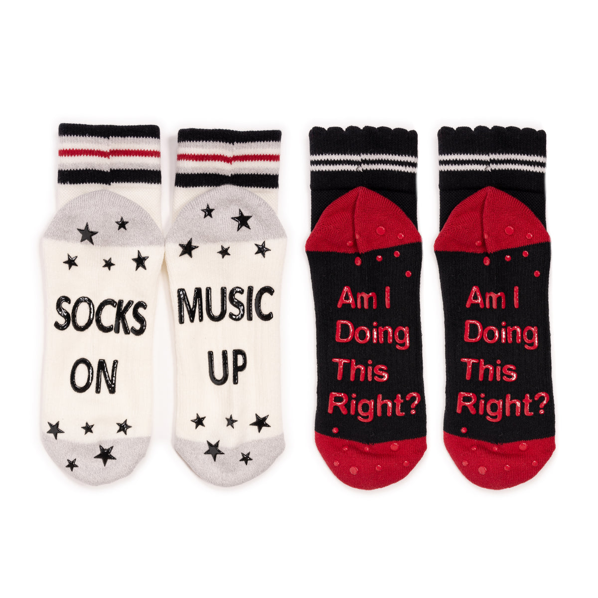 Women's Studio Socks - Quarter Crew Cotton Compression 2 Pack – MUK LUKS