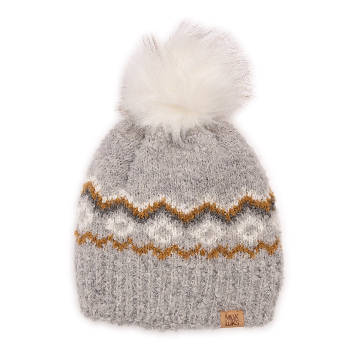 Women's Boucle Patterned Hat – MUK LUKS