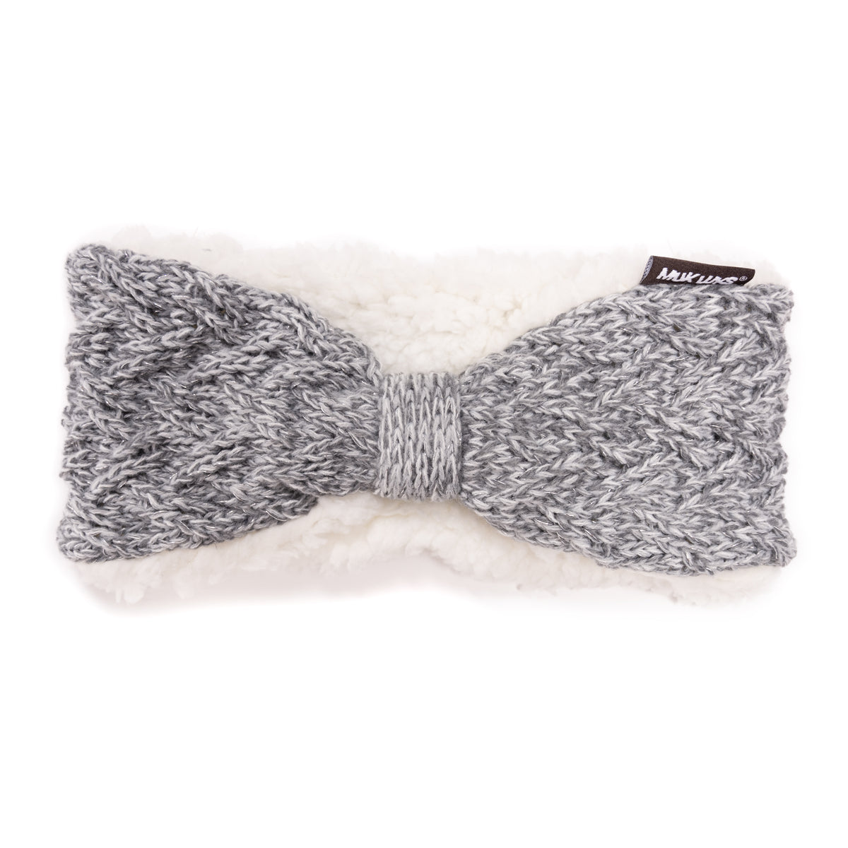Women's Knotted Lurex Cable Headband – MUK LUKS