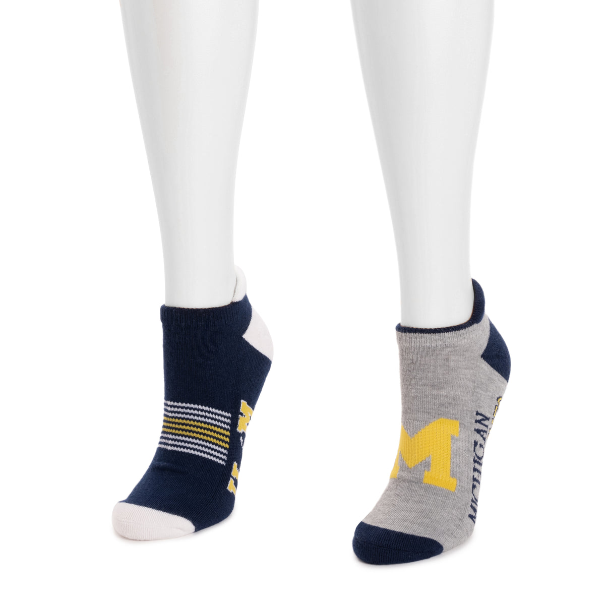 Michigan Wolverines GameDay Unisex Lowcut Socks 2 Pair Pack – MUK LUKS