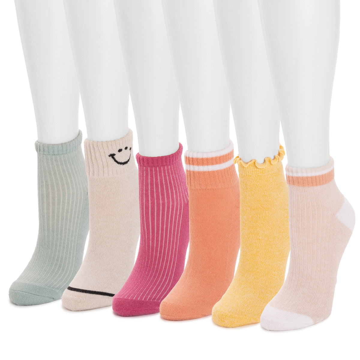 Women's 6 Pack Dream Step Mini Crew Sock – MUK LUKS