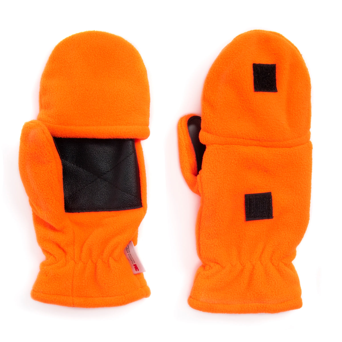 QuietWear Men's Waterproof Fleece Flip Mittens - Blaze Orange – MUK LUKS